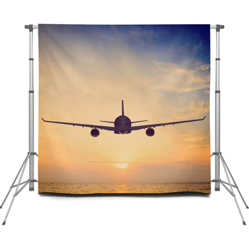 Airplane Photographer Backdrops | Available in nearly ANY Custom Sizes