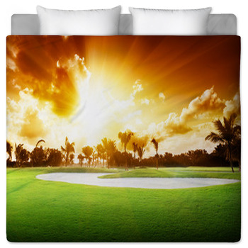 Golf Comforters, Duvets, Sheets & Sets | Personalized