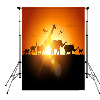 Safari Photo Backdrops | Available in nearly ANY Custom Sizes