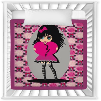 Emo Baby Blankets, Toddler Bedding | Personalized