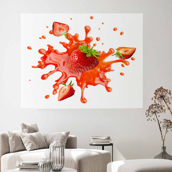 Strawberry Wall Decor in Canvas, Murals, Tapestries, Posters & More