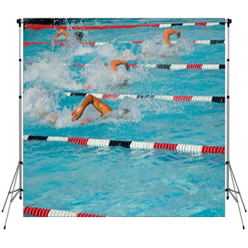 Olympic Photographer Backdrops | Available in Ultra Large Custom Sizes