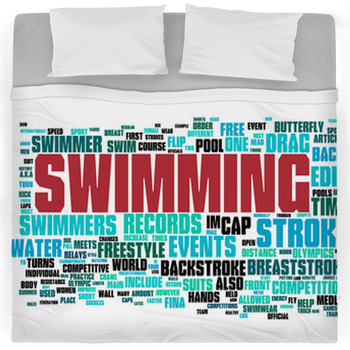 Swimming Comforters, Duvets, Sheets & Sets | Personalized