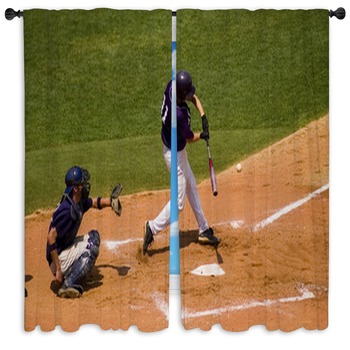 Baseball Drapes & Window Treatments | Black Out | Custom Sizes