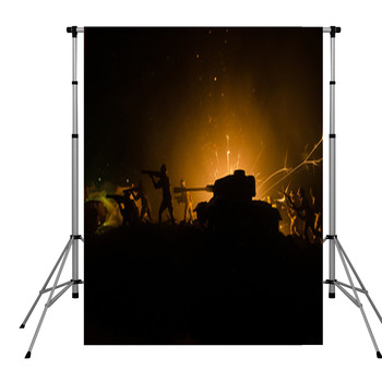 Army Photo Backdrops | Available in Very Large Custom Sizes