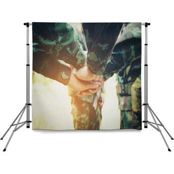 Army Photo Backdrops | Available in Very Large Custom Sizes
