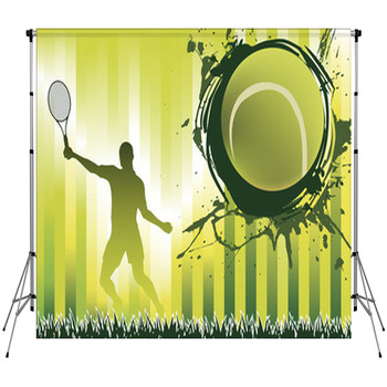 Tennis Custom Backdrops | Available in Very Large Custom Sizes