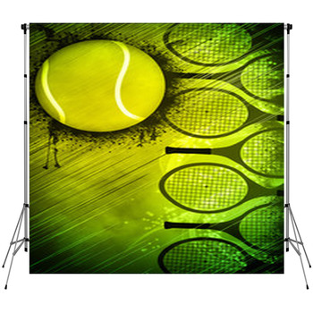 Tennis Custom Backdrops | Available in Very Large Custom Sizes