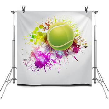 Tennis Custom Backdrops | Available in Very Large Custom Sizes