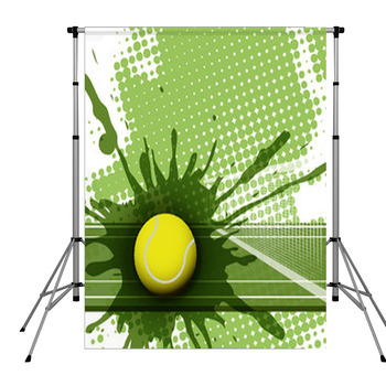 Tennis Custom Backdrops | Available in Very Large Custom Sizes