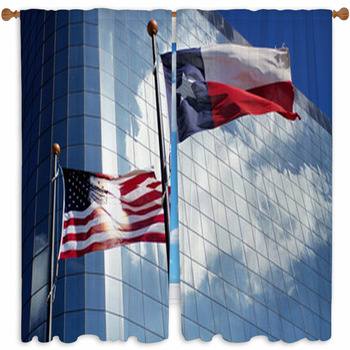 Texas flag Drapes & Window Treatments | Block Out | Custom Sizes