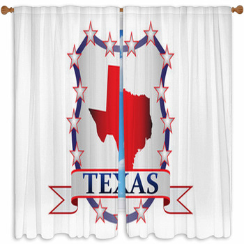 Texas flag Drapes & Window Treatments | Block Out | Custom Sizes