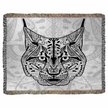 Bobcat Fleece Blanket Throws | Free Personalization