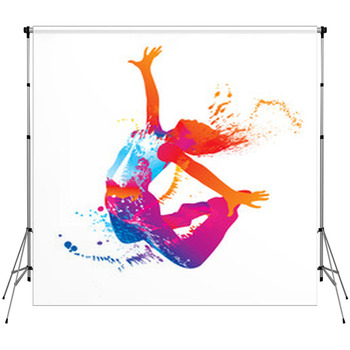 Gymnastics Photographer Backdrops | Available in nearly ANY Custom Sizes