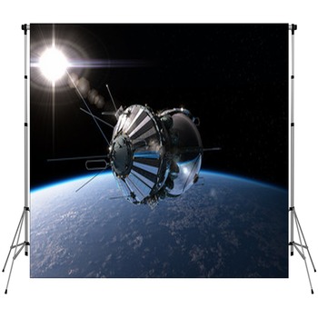 Astronaut Photographer Backdrops | Available in nearly ANY Custom Sizes