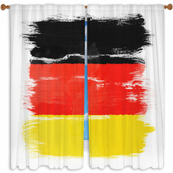 German flag Curtains & Drapes | Block Out | Custom Sizes