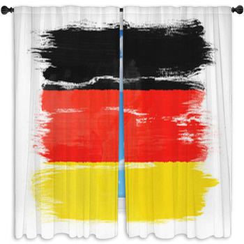 German flag Curtains & Drapes | Block Out | Custom Sizes