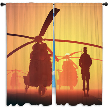 Helicopter Window Curtains & Drapes | Black Out | Custom Sizes