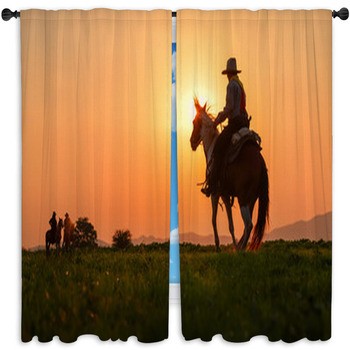 Cowboy Drapes & Window Treatments | Black Out | Custom Sizes