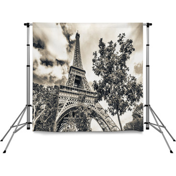 Paris Custom Backdrops | Available in Very Large Custom Sizes