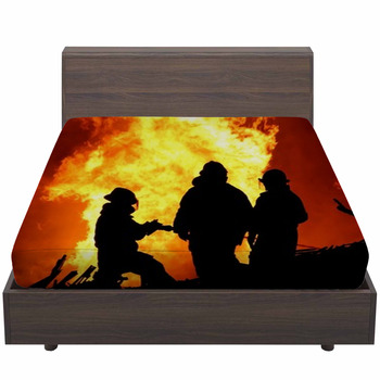 Firefighter Comforters, Duvets, Sheets & Sets | Personalized