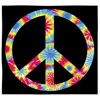 Peace sign Area Rugs & Custom Size Floor Mats