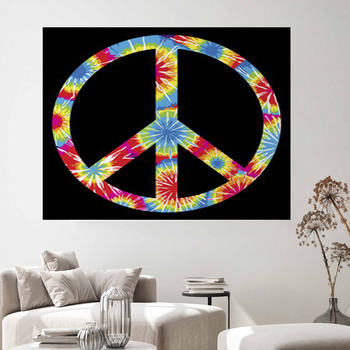 Peace sign Wall Decor in Canvas, Murals, Tapestries, Posters & More