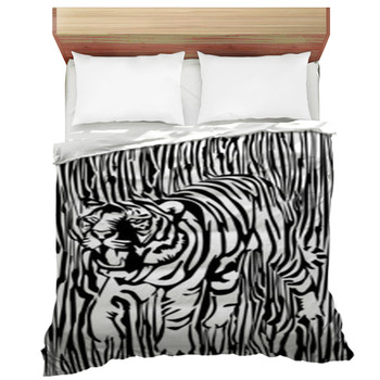 Tiger print Comforters, Duvets, Sheets & Sets | Personalized
