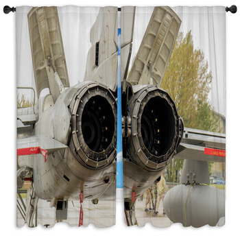 Jet fighter Drapes & Window Treatments | Black Out | Custom Sizes