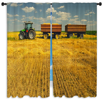 Tractor Drapes & Window Treatments | Black Out | Custom Sizes