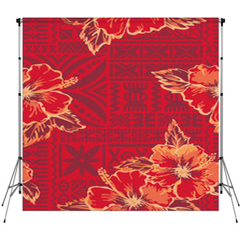 Hawaiian Photo Backdrops | Available in nearly ANY Custom Sizes