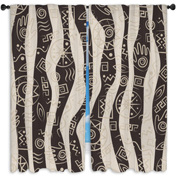 African Drapes & Window Treatments | Black Out | Custom Sizes