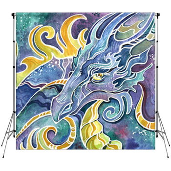 Dragon Photographer Backdrops | Available in Ultra Large Custom Sizes