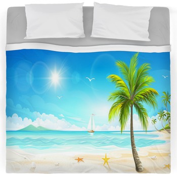 Beach Comforters, Duvets, Sheets & Sets | Personalized
