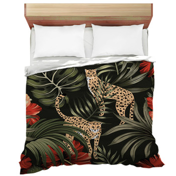 Cheetah Comforters, Duvets, Sheets & Sets | Personalized