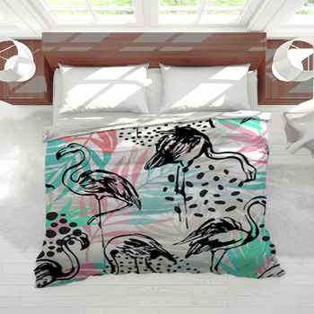 Flamingo Comforters, Duvets, Sheets & Sets | Custom