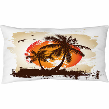 Palm tree Throw Pillows, & Shams