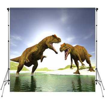 Dinosaur Photo Backdrops | Available in Very Large Custom Sizes