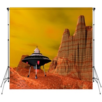 Alien Custom Backdrops | Available in Super Large Custom Sizes
