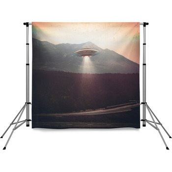Alien Custom Backdrops | Available in Super Large Custom Sizes