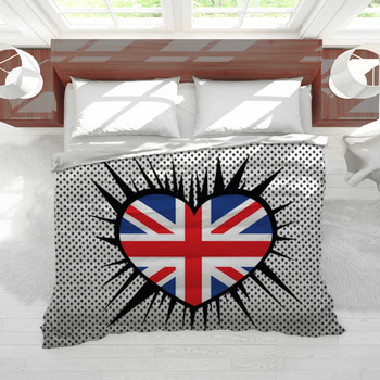 British flag Comforters, Duvets, Sheets & Sets | Personalized
