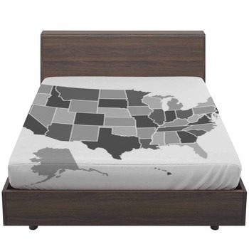 Usa map Comforters, Duvets, Sheets & Sets | Personalized