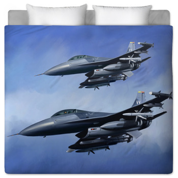 Jet fighter Comforters, Duvets, Sheets & Sets | Personalized
