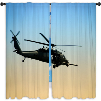 Helicopter Window Curtains & Drapes | Black Out | Custom Sizes