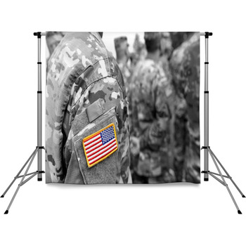 Army Photo Backdrops | Available in Very Large Custom Sizes