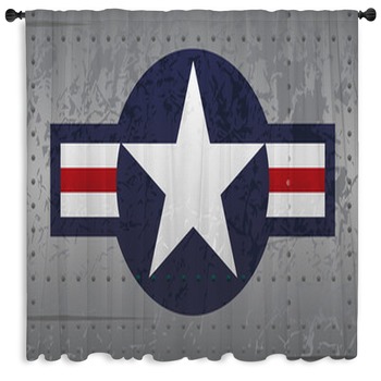 Air force Drapes & Window Treatments | Black Out | Custom Sizes