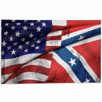 Rebel flag Area Rugs & Custom Size Floor Mats