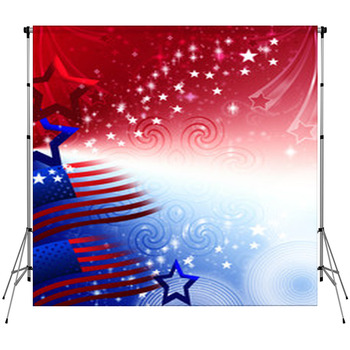 American Flag Photo Backdrops | Custom Sizes | Super Large Available