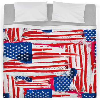 American flag Comforters, Duvets, Sheets & Sets | Personalized