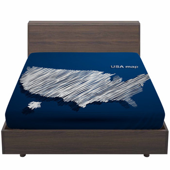 Usa map Comforters, Duvets, Sheets & Sets | Personalized